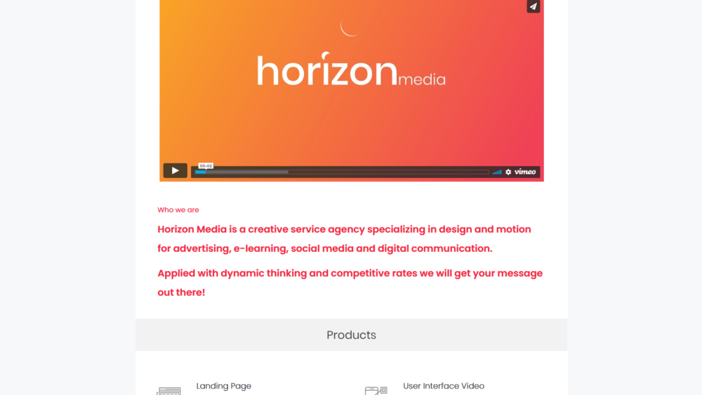 Horizon Media - Maxiweb